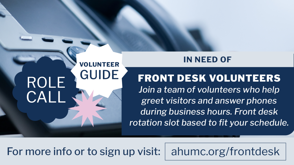 Join the Front Desk Team! | Alamo Heights United Methodist Church